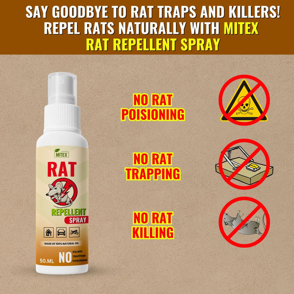 Rat Repellent Spray - Safe, Effective Rat Protection – Mitex